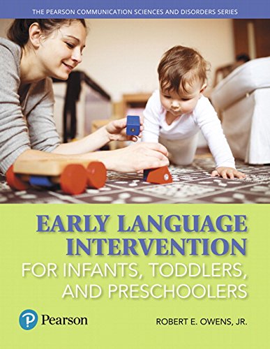 Early Language Intervention for Infants, Toddlers, and Preschoolers ...